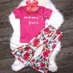 Matching Sets | Girl Boutique Mamas Girl Bell Bottoms Outfit Set | Poshmark